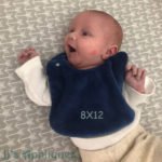 Baby Bib Round with Side Snap - JJ's Appliqués Machine Embroidery
